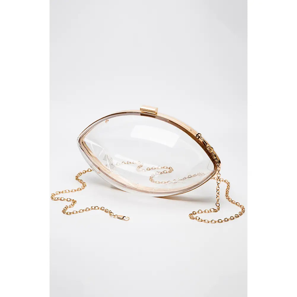Clear Acrylic Football Stadium Clutch Bag – Malyn Grace