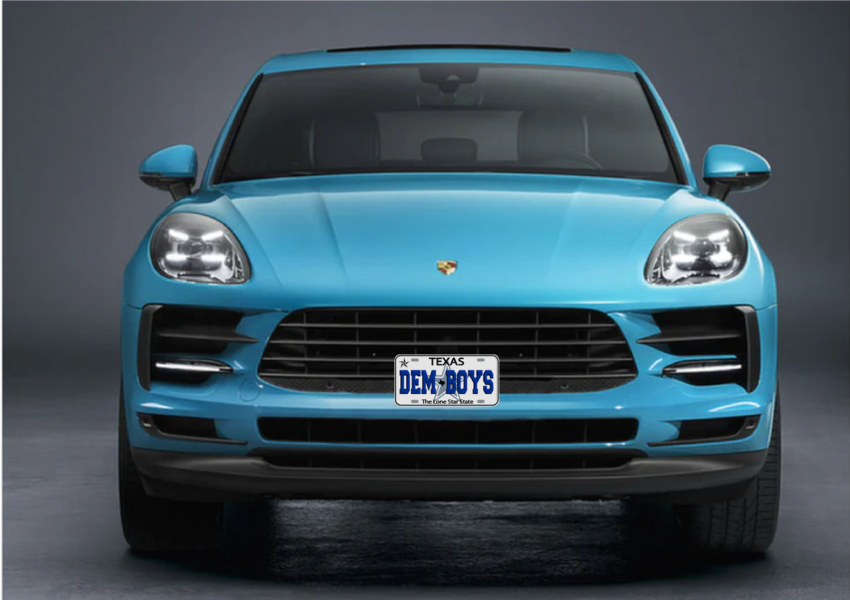 DEM BOYS Plates (Front License Plate) – Malyn Grace